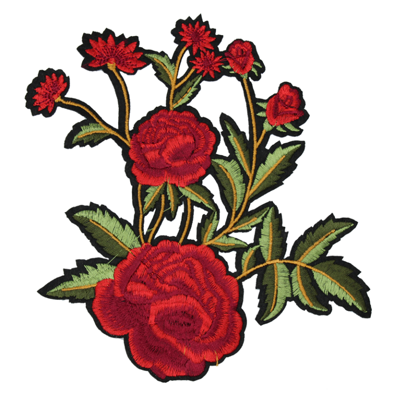 Bunch Of Roses Patch (Large/Embroidery) - American HTV Crafts Arlington