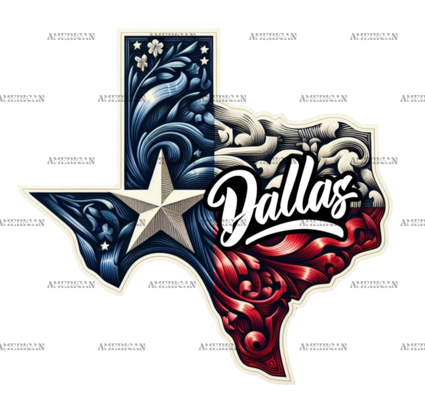 Dallas Texas DTF Transfer - American HTV Crafts Arlington